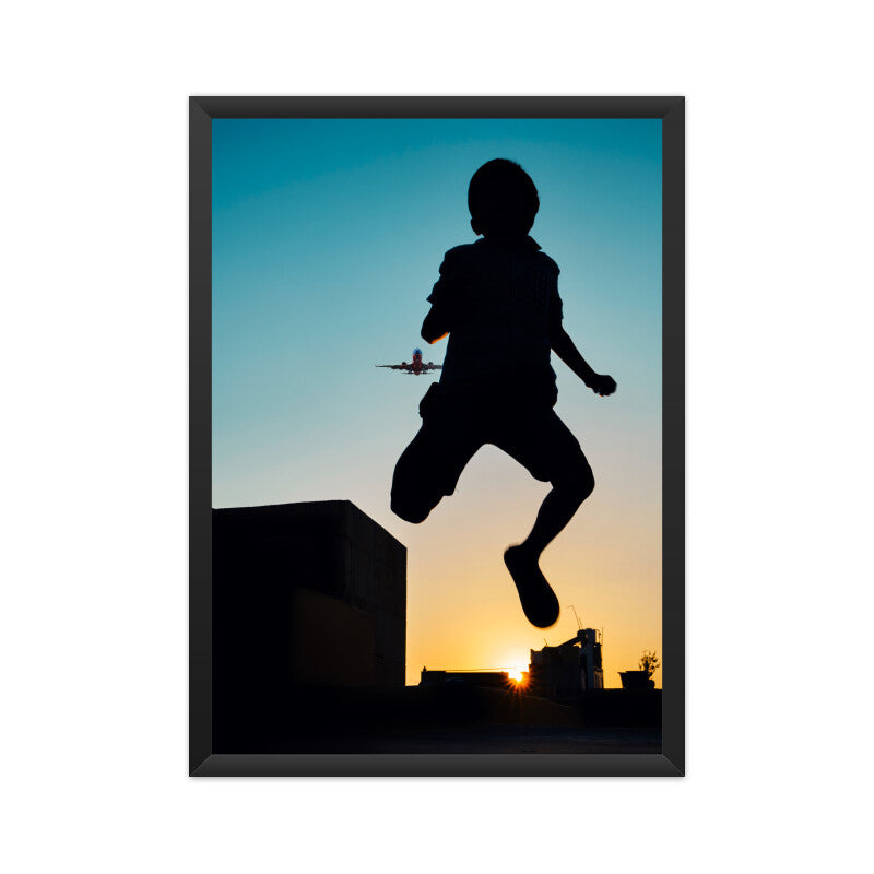 Buy Flying Kid Poster Online – printlagoon